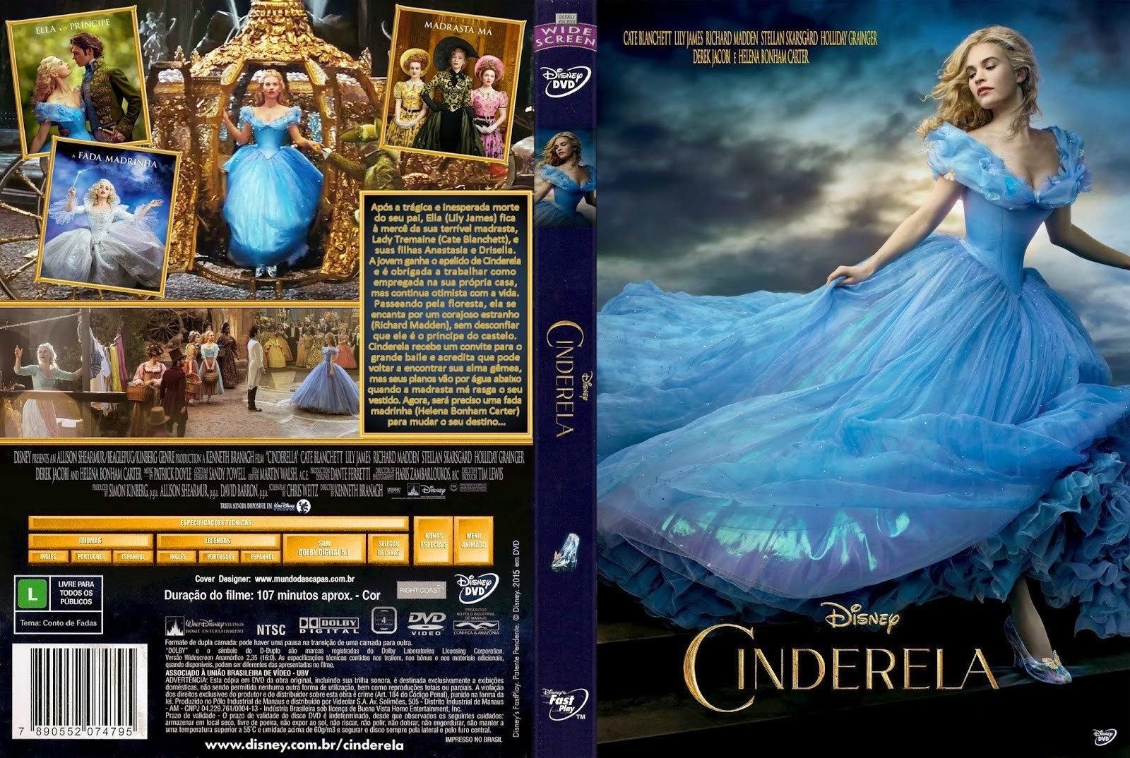 CAPAS DVD-R GRATIS: Cinderela