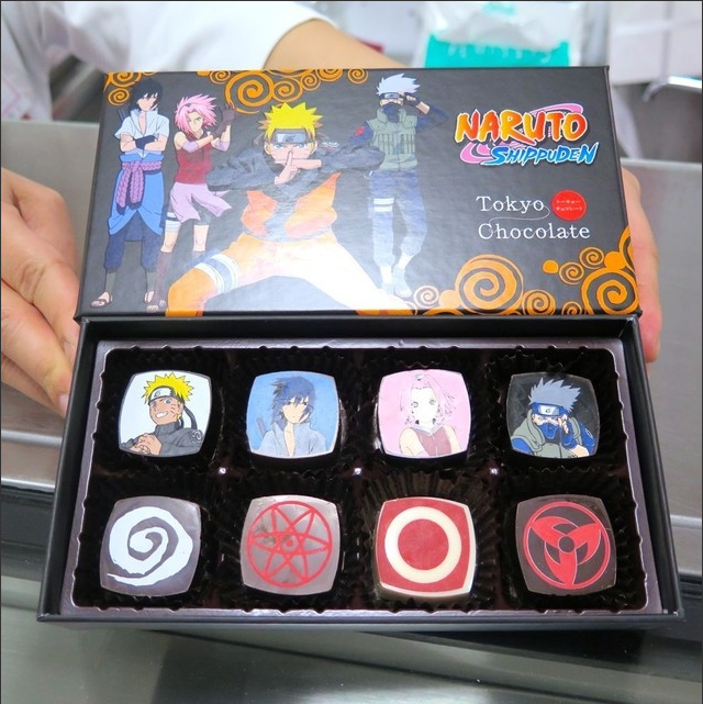 Naruto News: Tokyo Chocolate - Chocolate High-End de Naruto