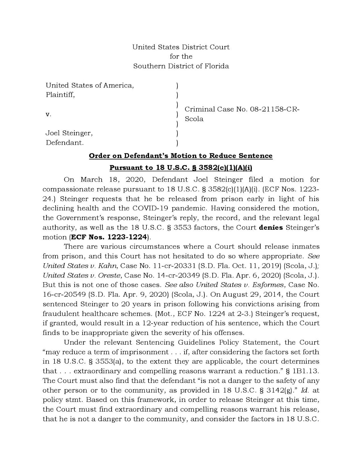 Kenneth Rijock's Financial Crime Blog: COURT DENIES $1bn PONZI SCHEMER ...