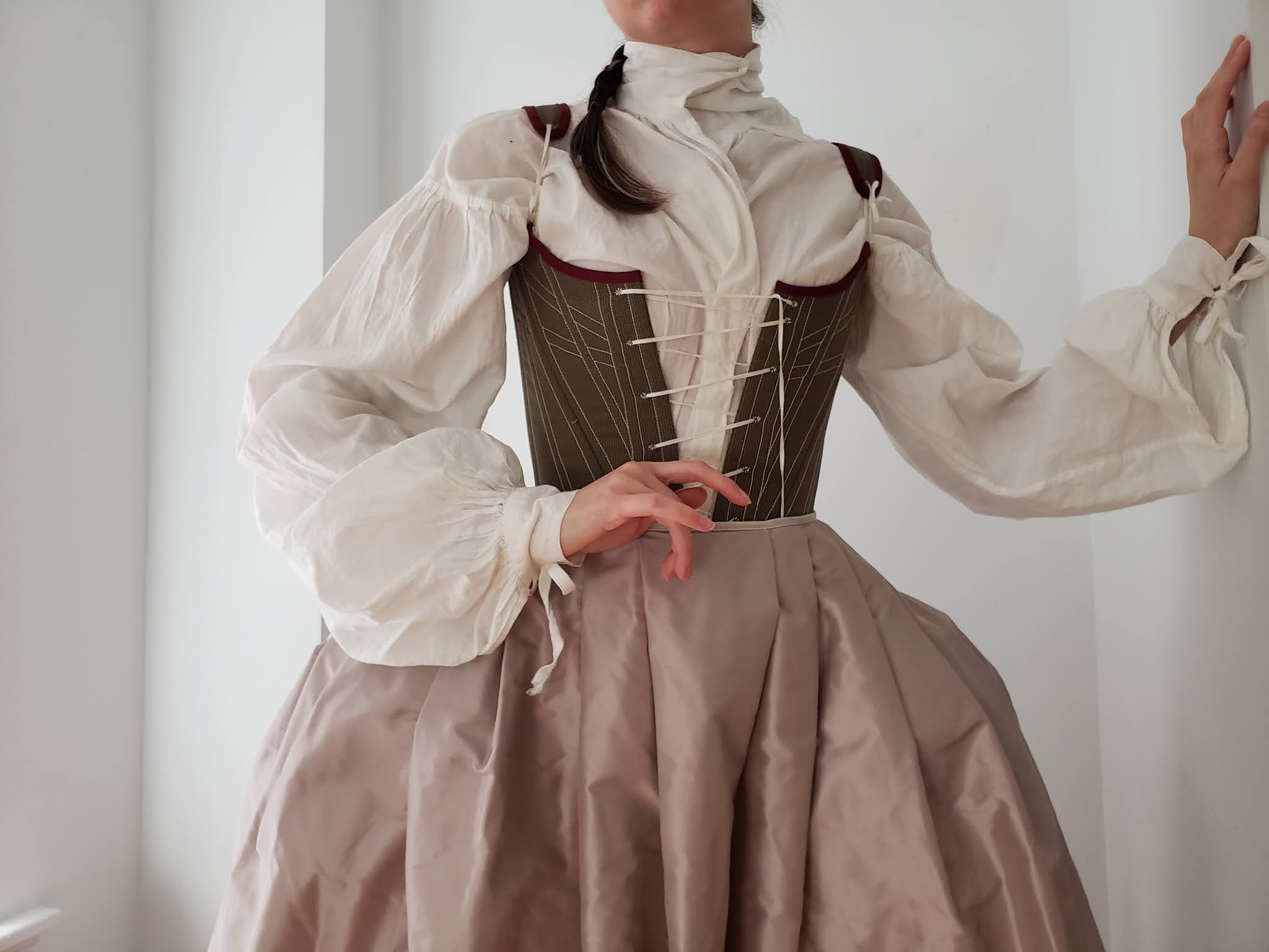 Pour La Victoire: Making an 18th Century Wool & Velvet Riding Habit Jacket