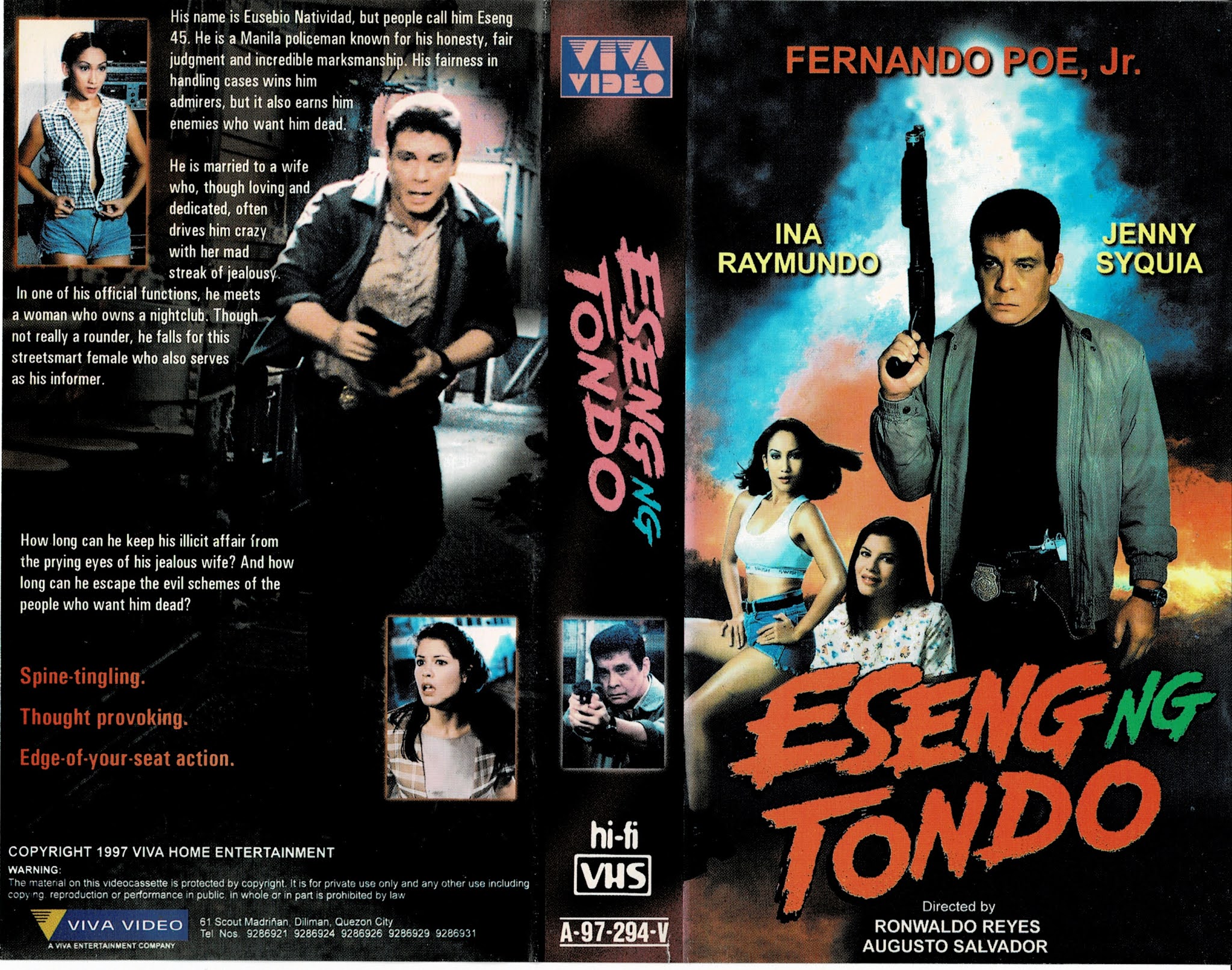 Different Collections: VHS Tape Collection - FERNANDO POE JR. (FPJ) MOVIES