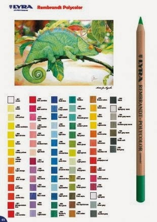 ArtGraphicStore: Lyra Rembrandt Polycolor Color Chart