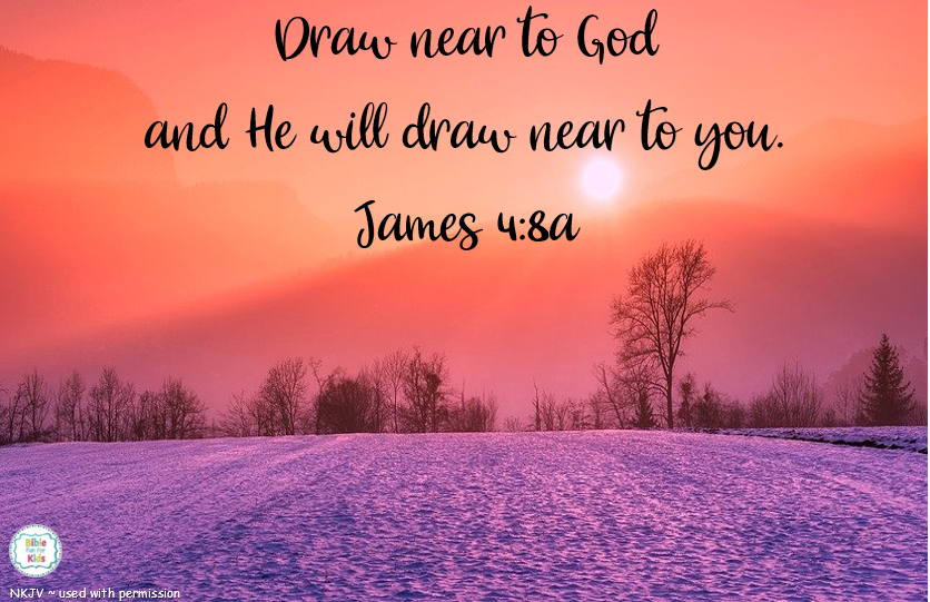 Draw Near to God | Bible Fun For Kids