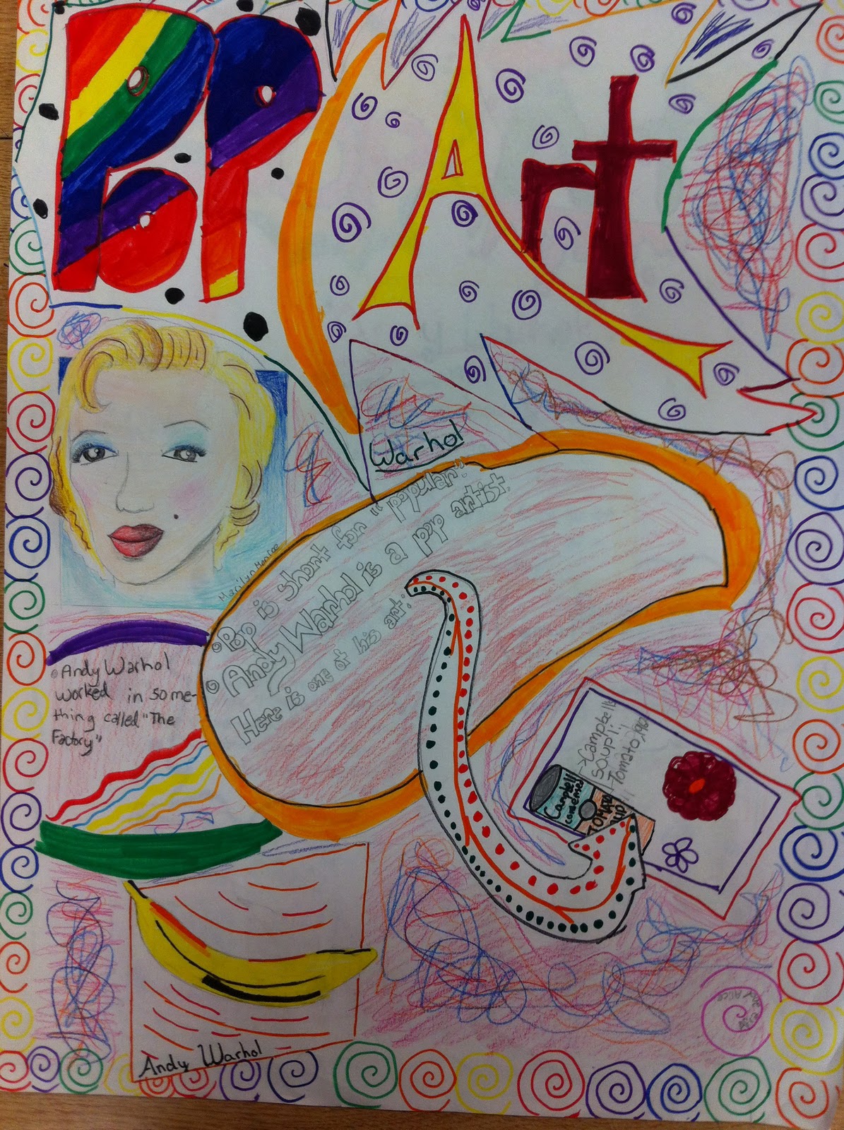 Pieces Of Me Art Gallery POP ART POSTERS Grade 5 6 ART pieces-of-me-art-gallery-pop-art-posters-grade-5-6-art