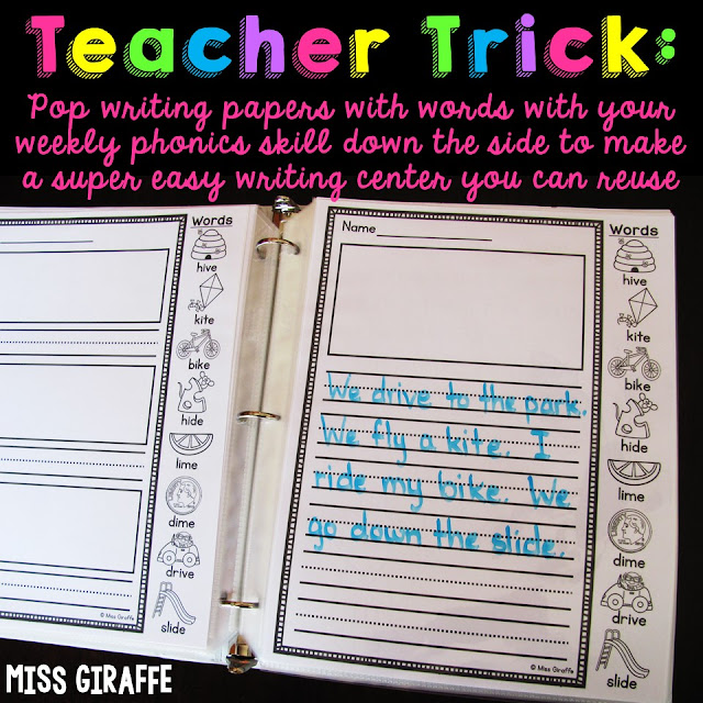Miss Giraffe's Class: How to Make Writing Fun for 1st Graders