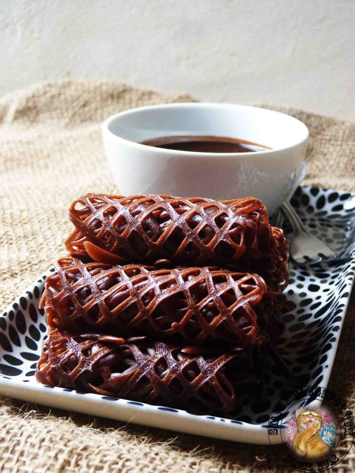 syapex kitchen: Roti Jala Sos Coklat