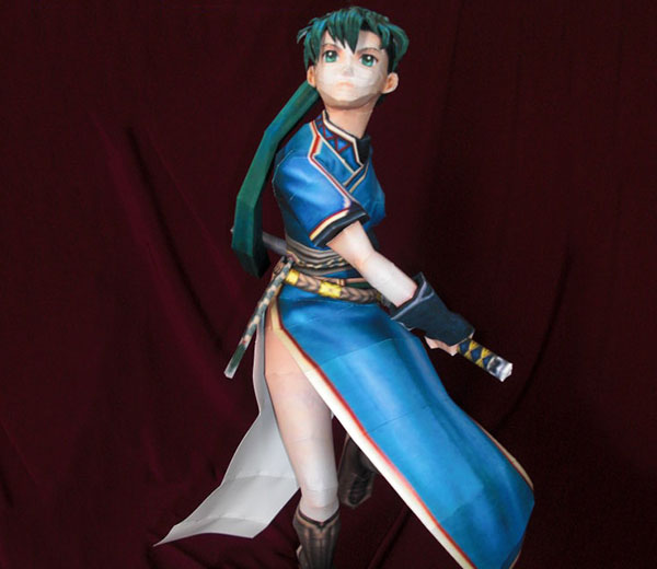 Fire Emblem: Lyn Paper Model | Paperized Crafts