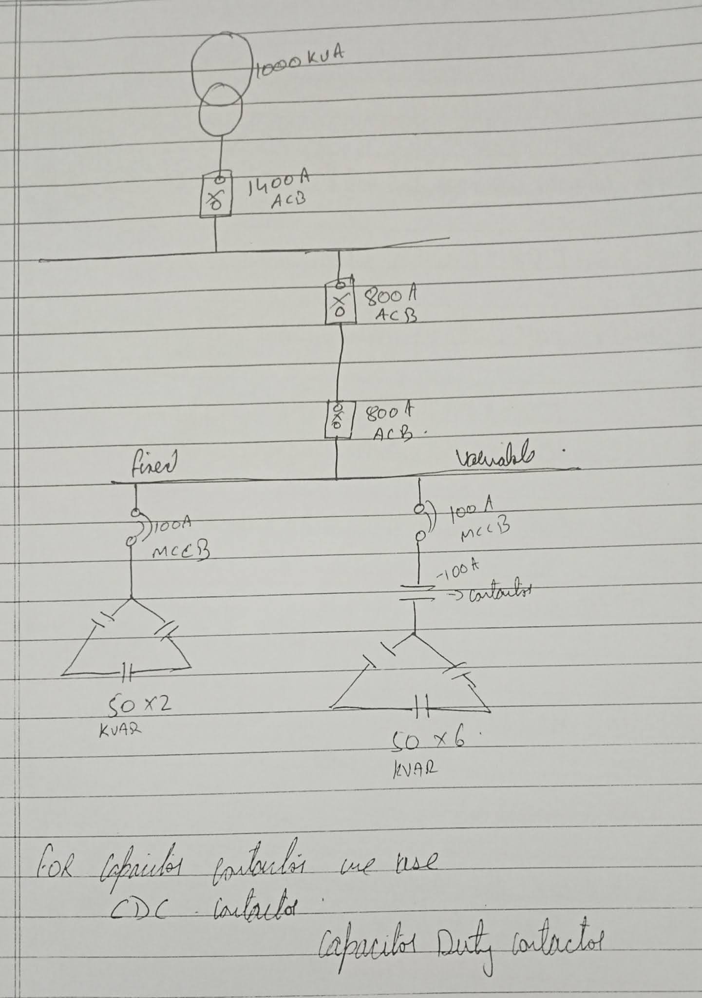 Capacitor sizing calculation