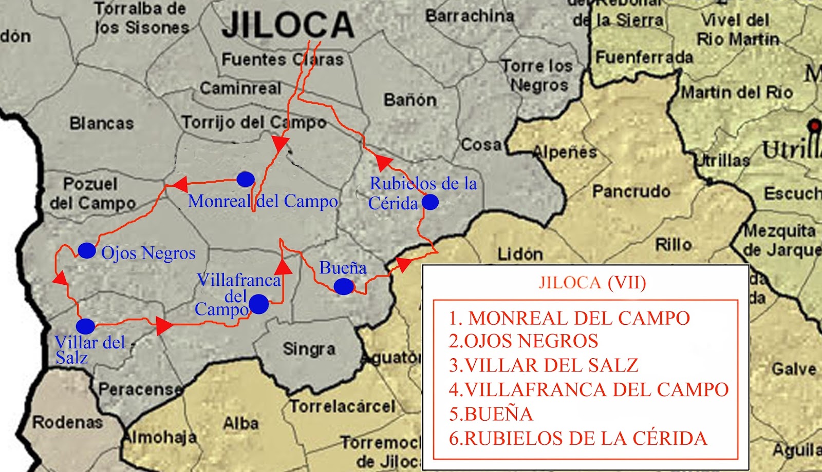 Viajes por los Pueblos de Teruel: TRIGÉSIMO TERCER VIAJE: JILOCA (VII ...
