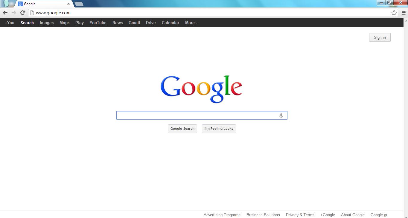 Αλλάξτε το google.xx σε google.com