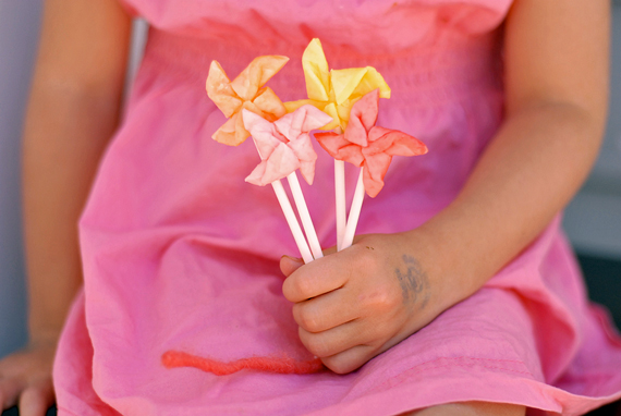 Be Different...Act Normal: Origami Candy Pinwheel Pops