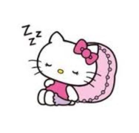 GAMBAR HELLO KITTY TIDUR Sleeping Hello Kitty So Cute Pics - Gambar ...