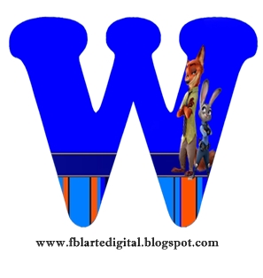 Alfabeto de Zootopia. - Oh my Alfabetos!