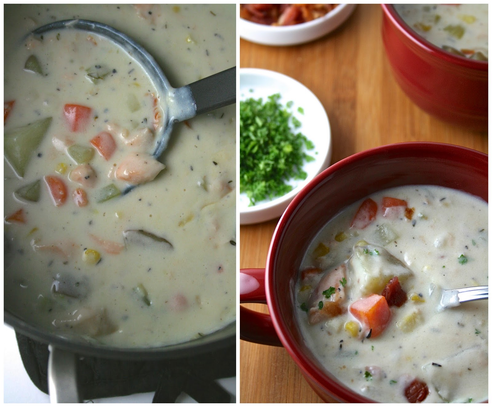 Oregon Transplant: Smoked Salmon Chowder