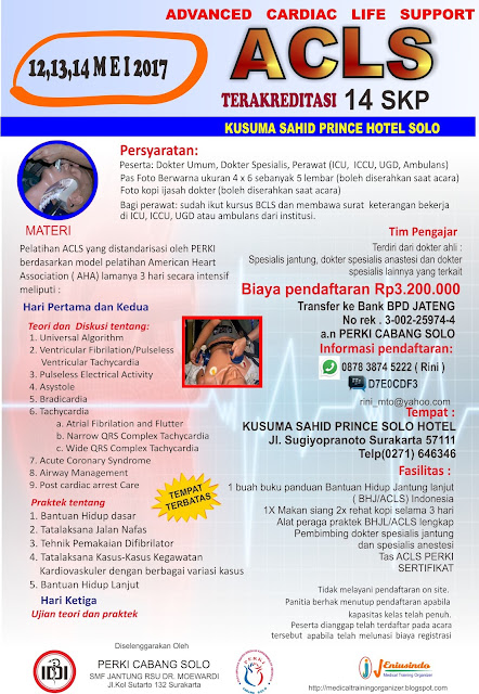 ACLS SOLO (PERKI): ACLS MEI 2017 SOLO
