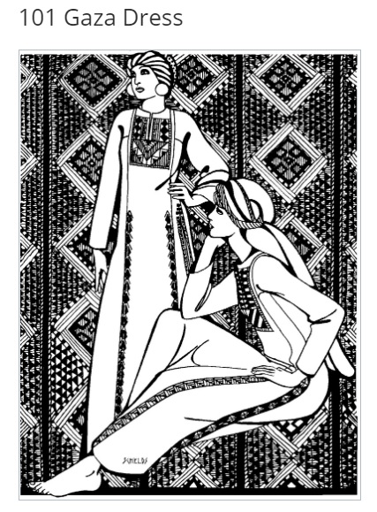 Adonising: Gaza Dress embroidery project.....