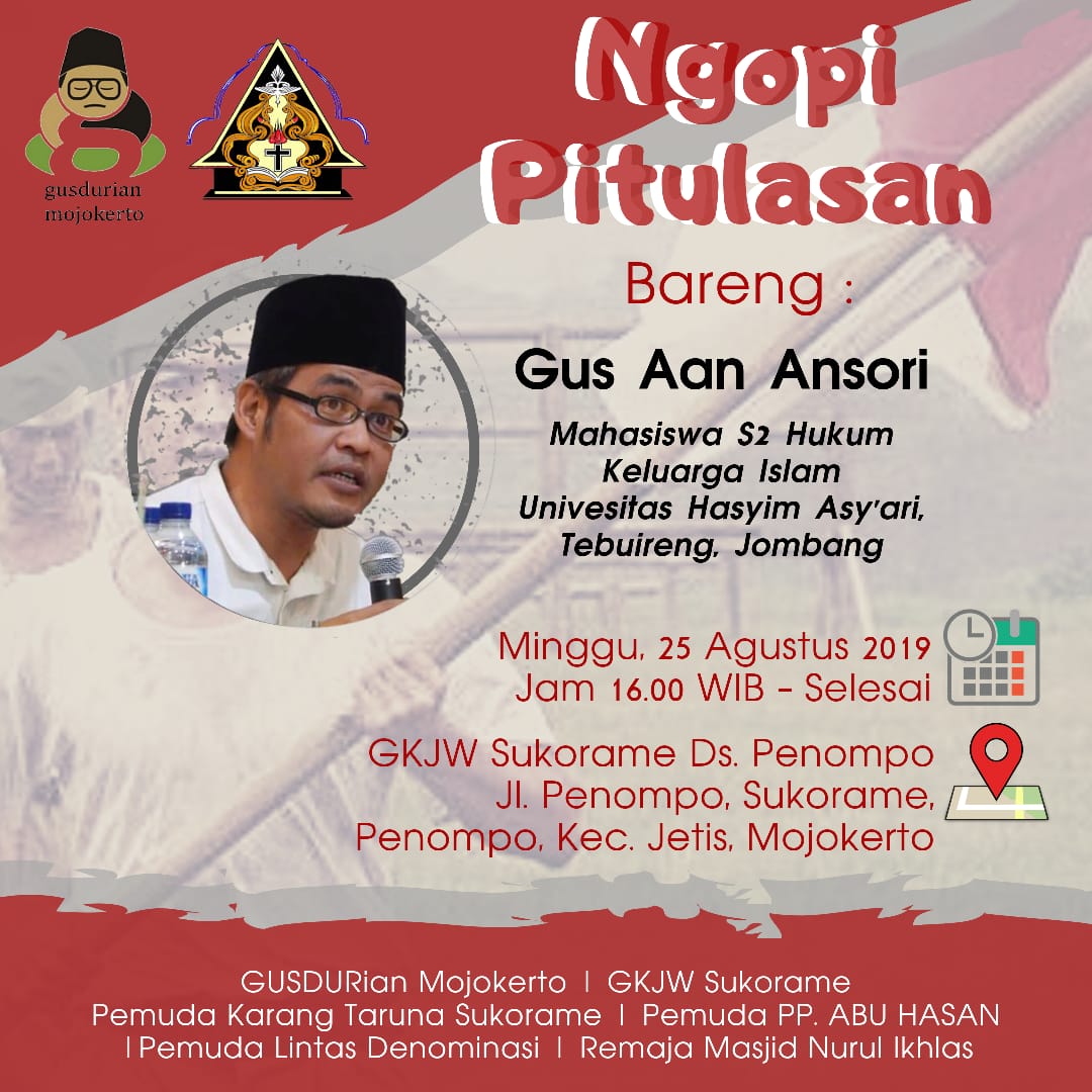 Ngopi Pitulasan Bareng Gus Aan Ansori Ngopi Pitulasan Bareng Gus Aan Ansori