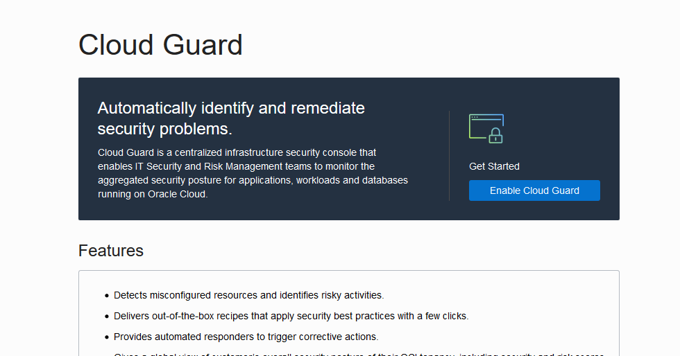 Easyoraidm Oracle Idm And Cybersecurity Новые возможности безопасности в Oci Cloud Guard и