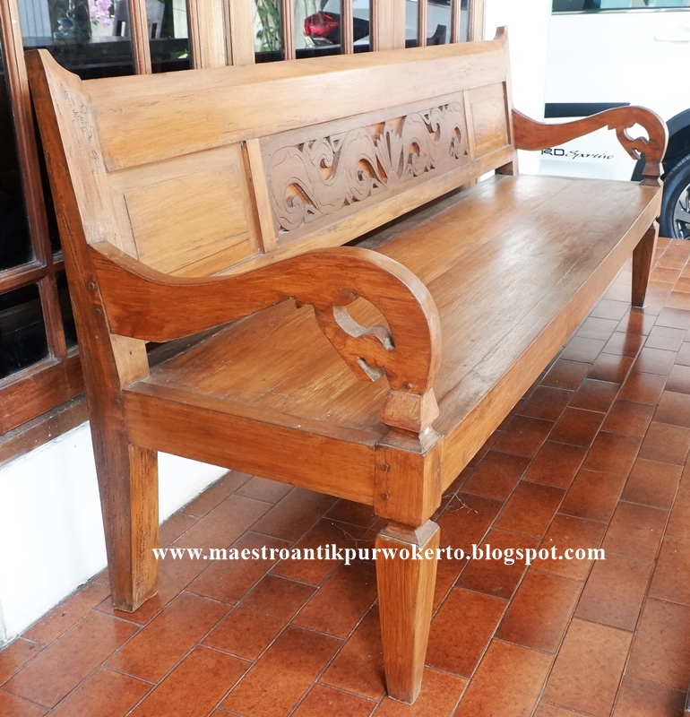 Maestro Antik Purwokerto: Risban Jati Antik / Bangku Jawa (KRS283) SOLD ...