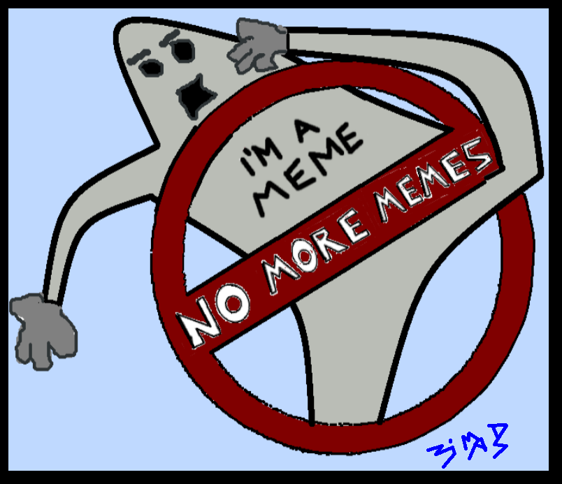 Zayd Depaor - Art: NO MORE MEMES - MEMELESS LOGO