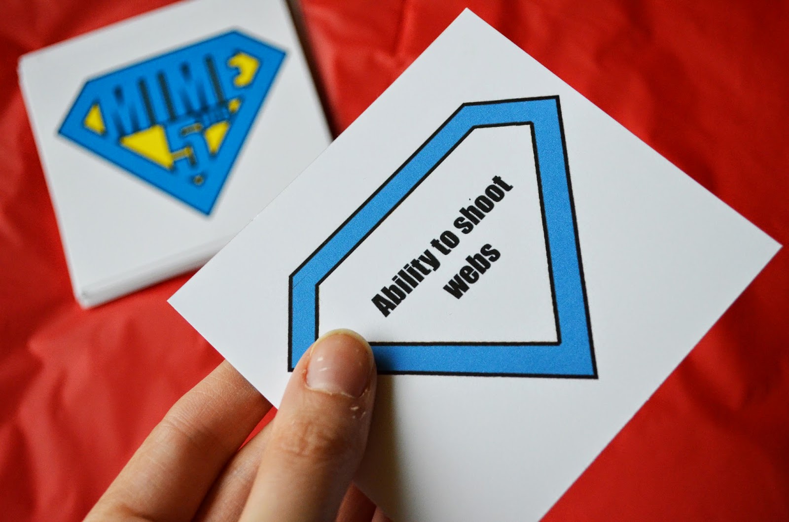 Parties and Presents: Superhero Themed Party // Superhero Mime Game