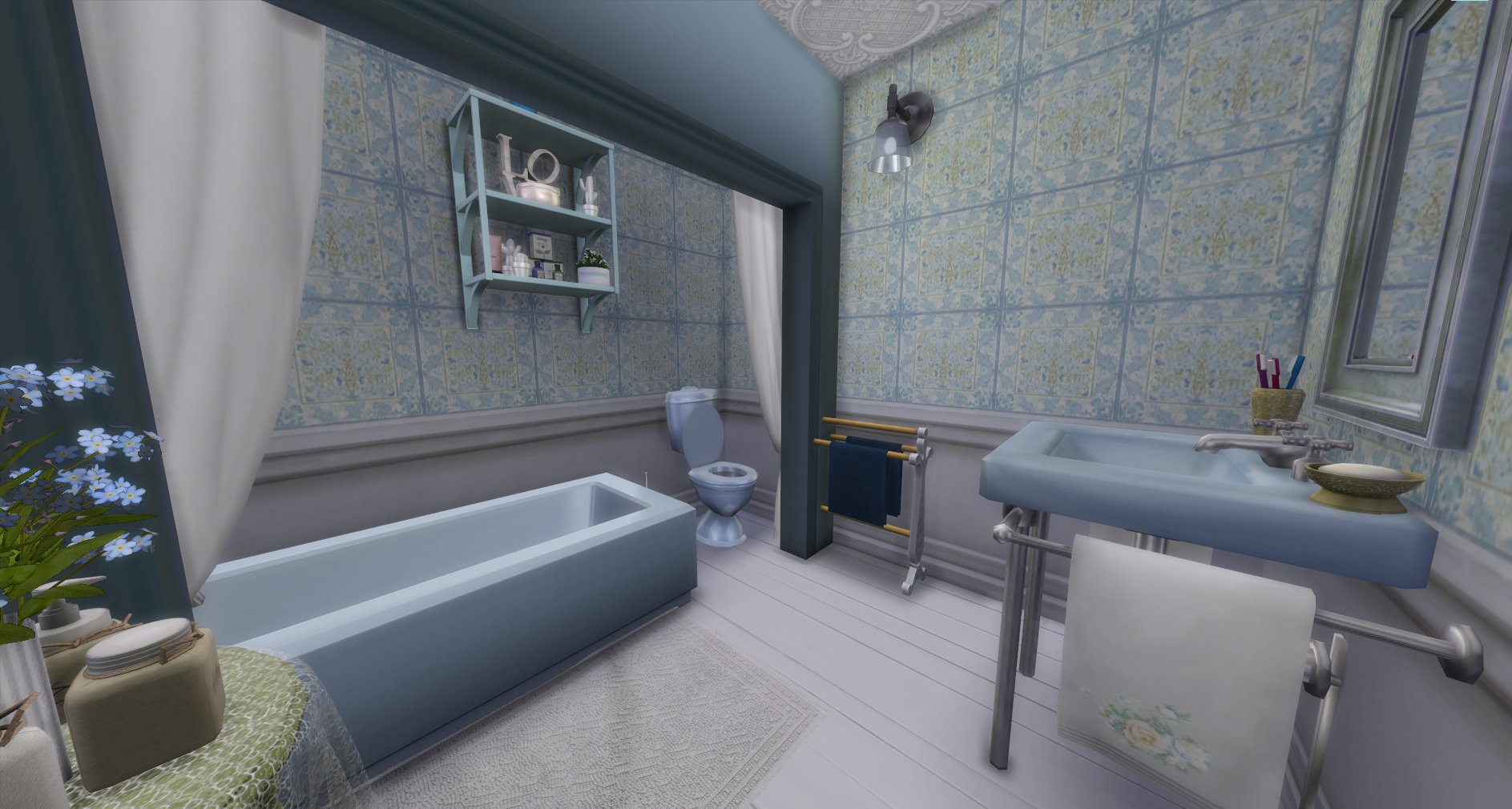 The Sims Powder Room: The Cronhardt