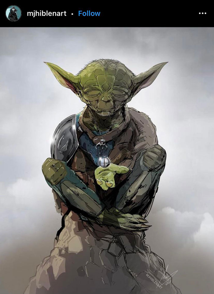 Calvin's Canadian Cave of Coolness: Master Grogu Fan Art and Fan Fiction