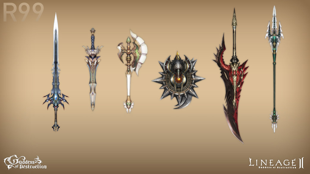 O Mundo De Aden: Novas armas GoD R99