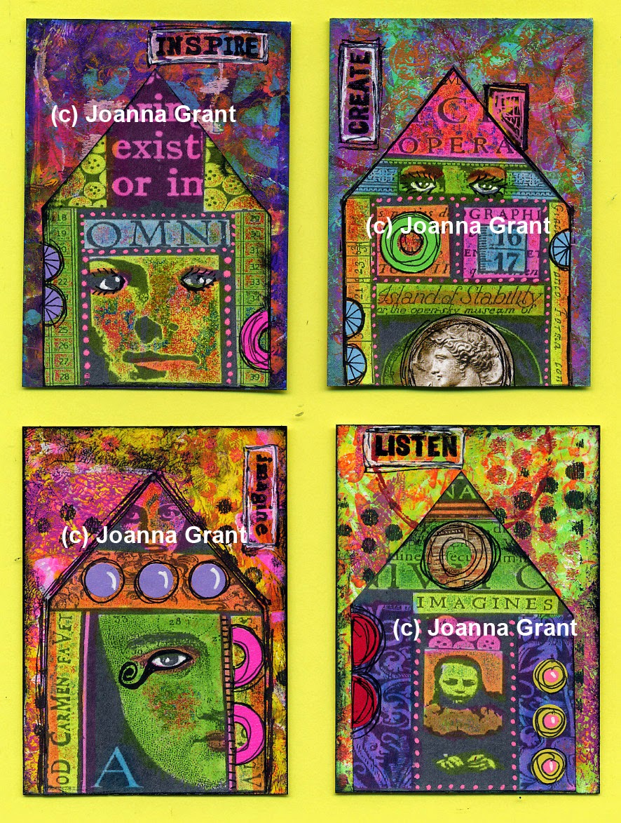 Joanna Grant Mixed Media Art: Gelli Printing Enthusiasts - BLOG HOP