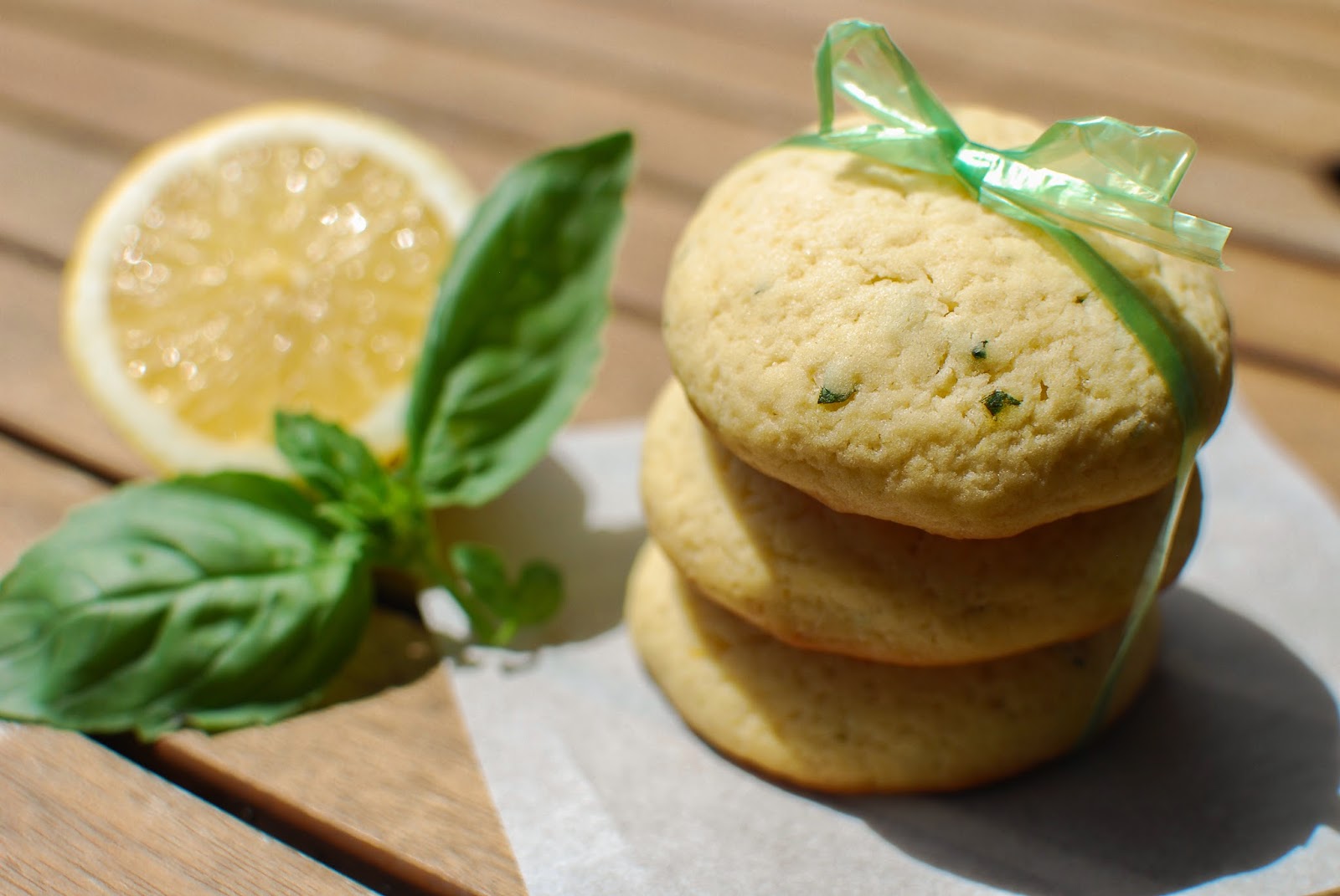 Invitation au fait maison: So fresh mes cookies citron - basilic