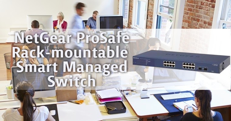NetGear ProSafe 16-Ports GS716TEU Rack-mountable Smart Managed Switch