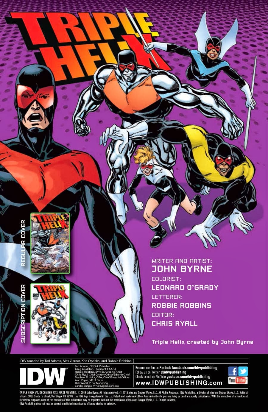 MAN OF BRONZE: PREVIEW TRIPLE X # 3