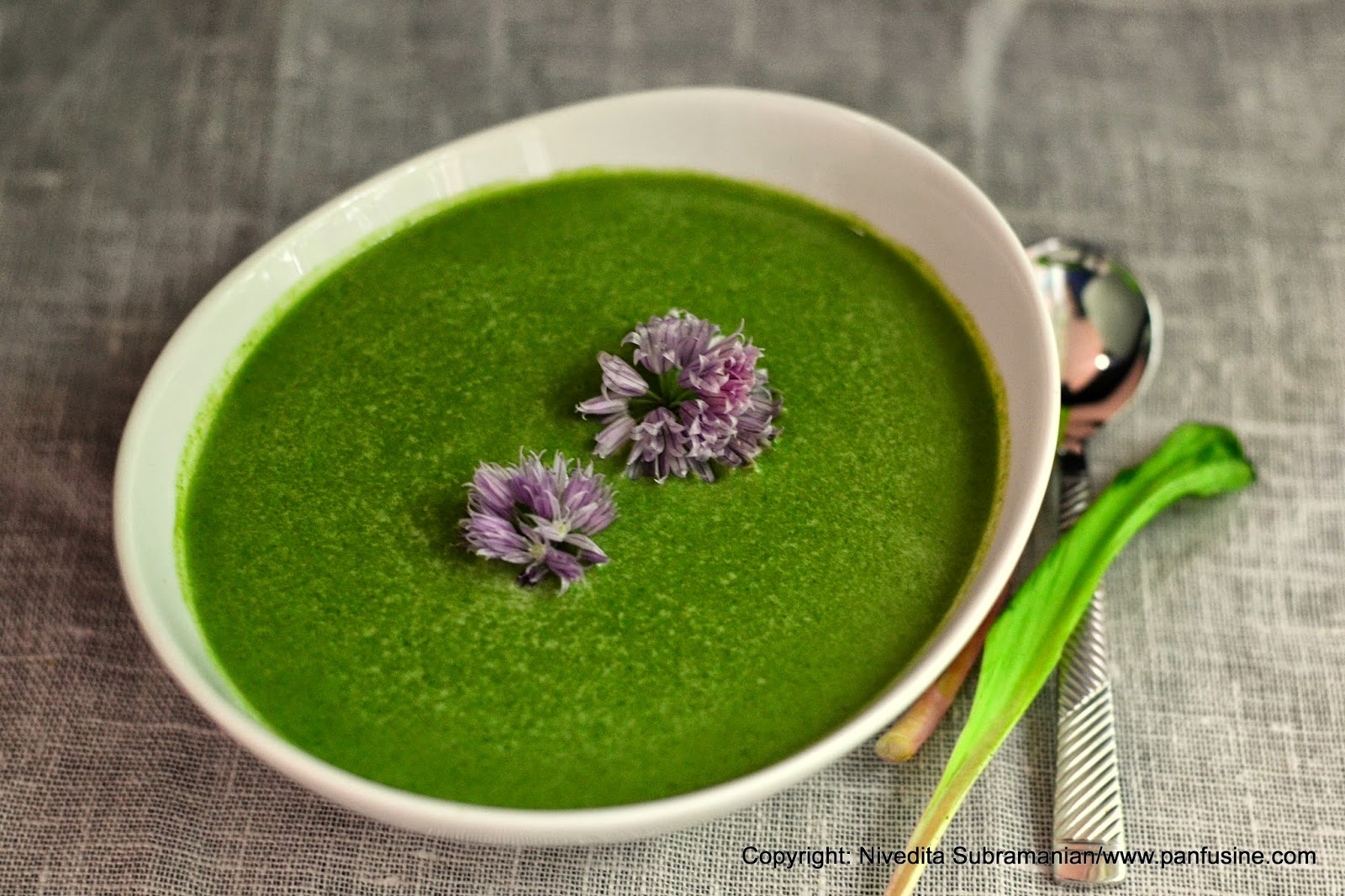 Day 147 - Chilled Spinach and Ramp soup