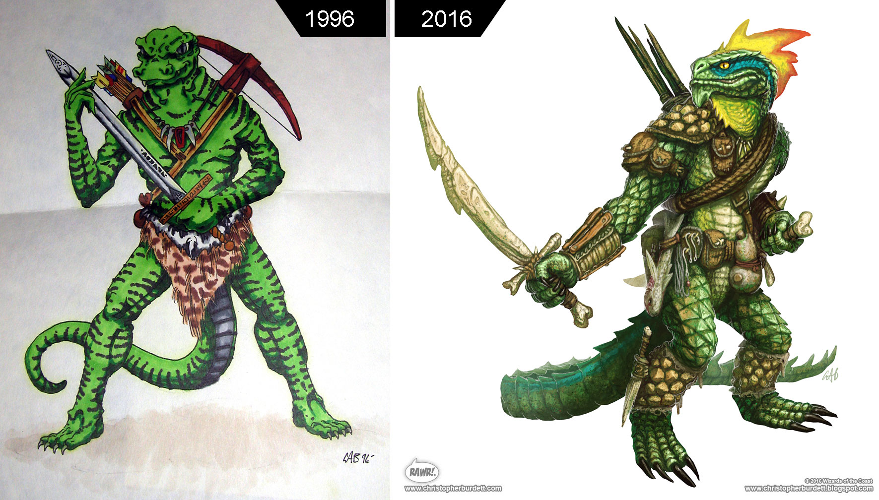 The DOODLES, DESIGNS, and aRT of CHRISTOPHER BURDETT: Lizardfolk ...