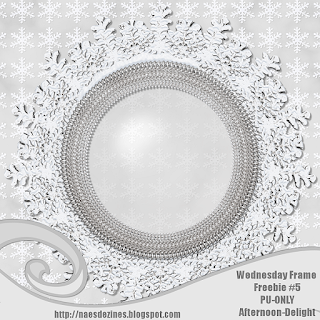 Afternoon Delight: ♥Wednesday Frame Freebie #5♥