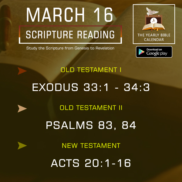 MARCH 16, BIBLE EXPOSITION