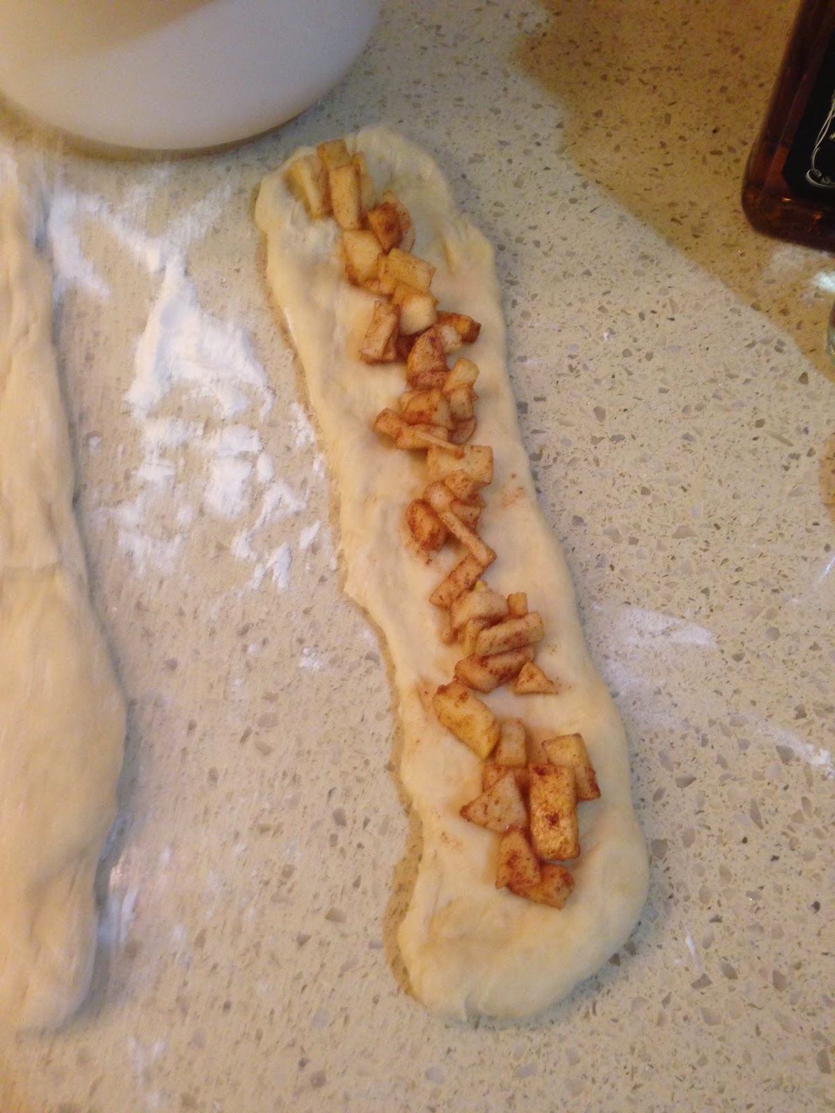 Not Your Grandmother's Kosher Kitchen: Apple-Cinnamon Stuffed Challah