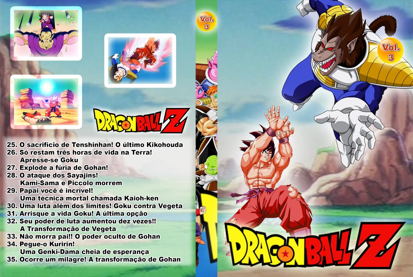Capas Box Dragon Ball Z