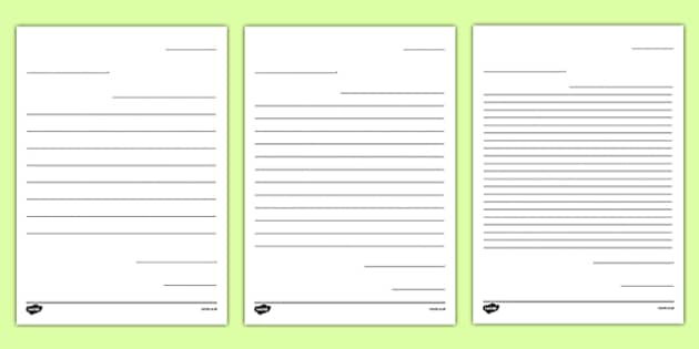 Letter Writing Paper Thankyou Letter Letter Writing Paper Thankyou Letter
