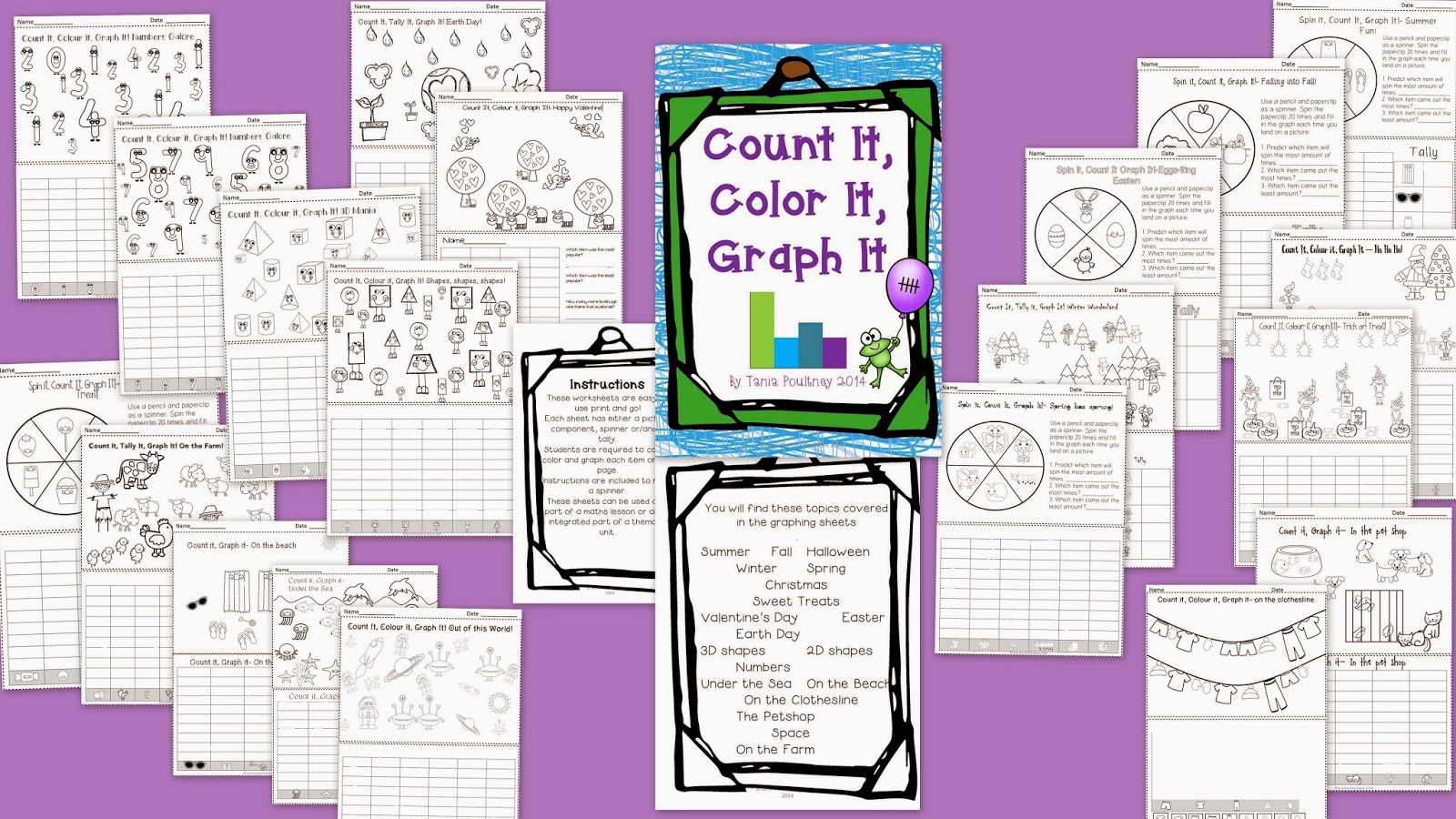 Classroom Ponderings: Count it, Color it, Graph It!