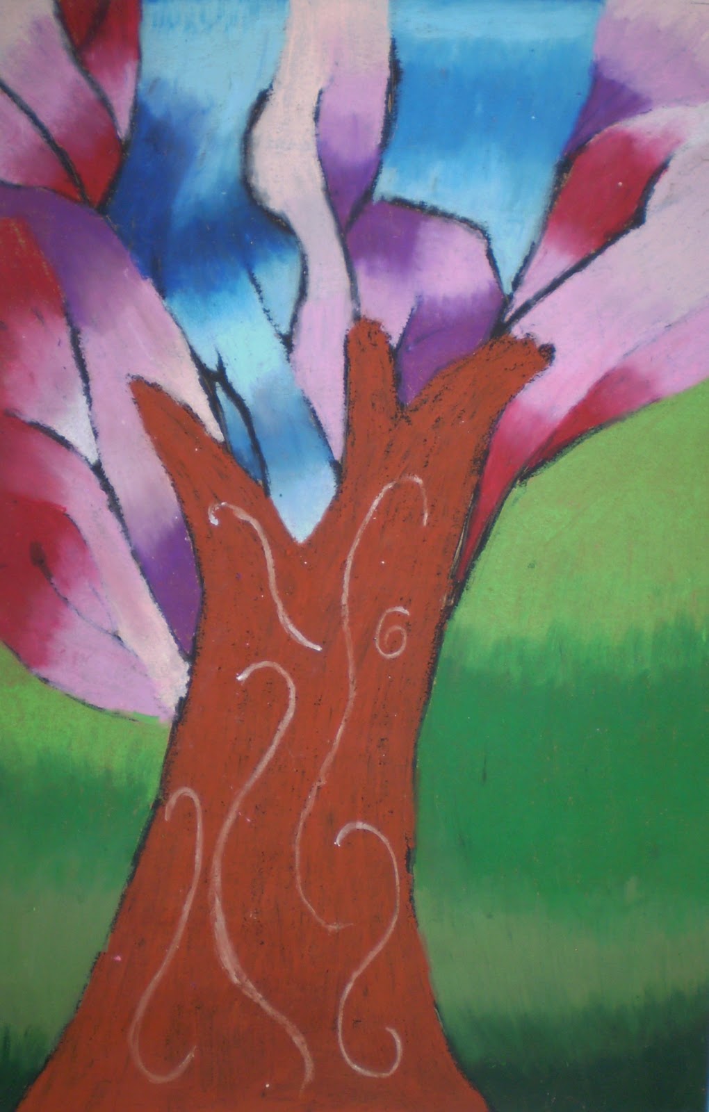 Creating Crazy Good Fun!: Junior High Art Projects - Trees