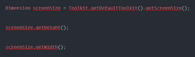 How To Get Screen Size In Java How To Get Screen Size In Java