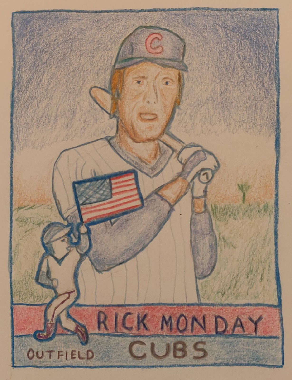 Phungo: 1976 Topps #251 Rick Monday