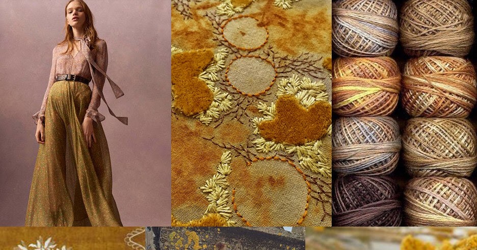 FASHION VIGNETTE: TREND | PATTERN CURATOR - GOLDEN ROD . FW 2020-21