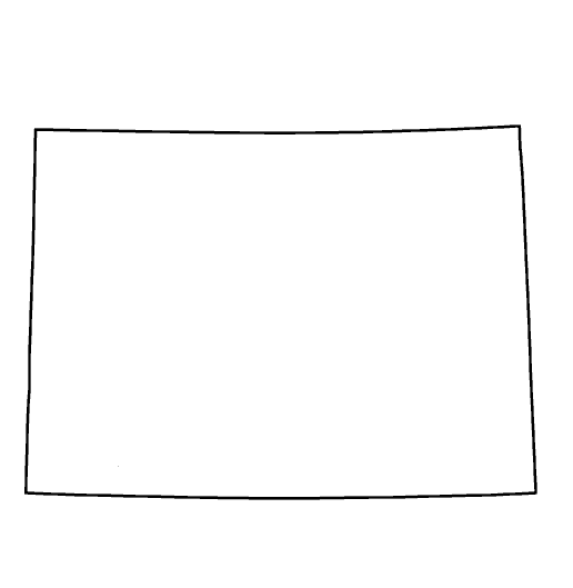 Blog de Biologia: Colorado Outline Map