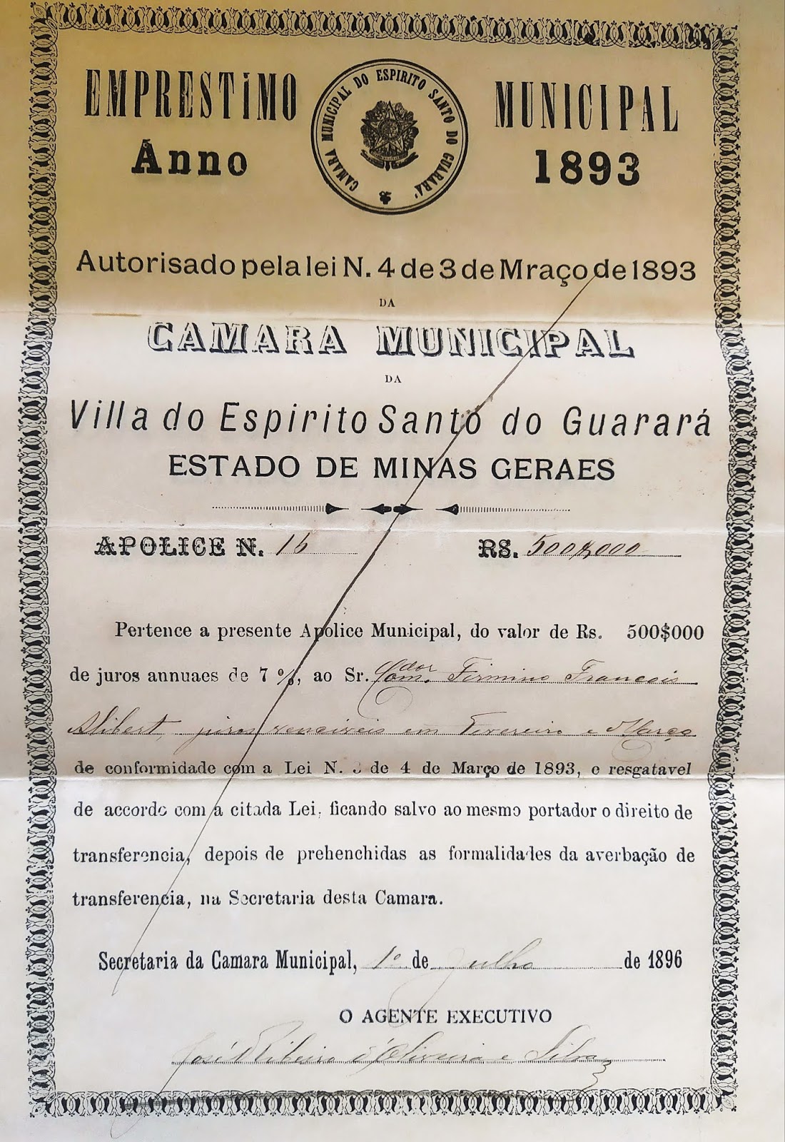 Família Dousseau: Arquivo de Documentos Antigos