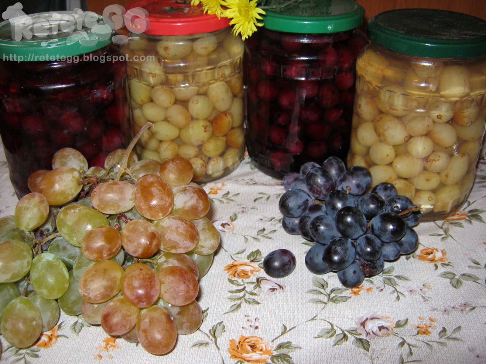 Retete gustoase si garnisite: Compot de struguri