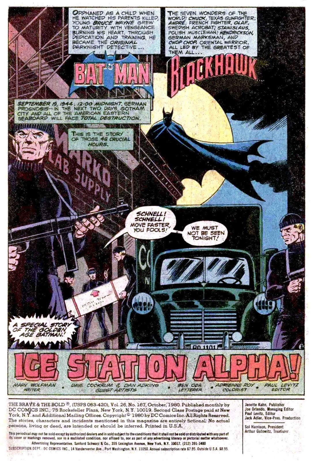 The Dork Review: Batman and Blackhawk