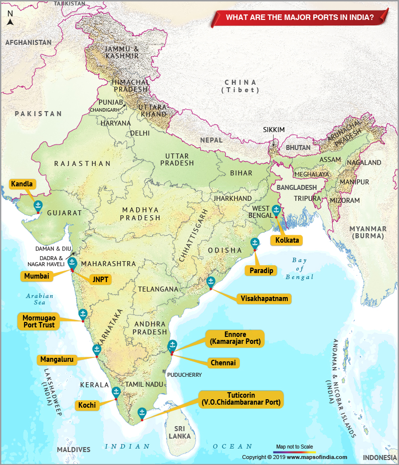 Major Ports in India