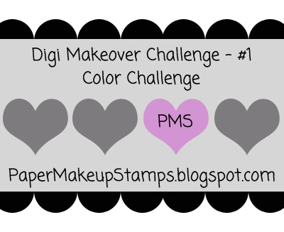 Buggin 2 Stamp: PMS Digi Makeover Color Challenge